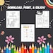 Back to School Coloring Activity Pages, 6 Pages Total, Kids Teacher ...