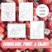 Strawberry Coloring Pages: Summer Fun, Kids Activity (PDF Download) - Etsy