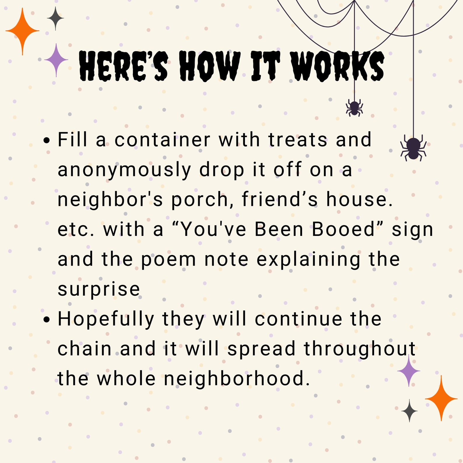 You've Been Booed Printable Set: Halloween Game, Poem, Signs (digital ...