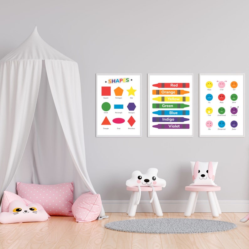 Classroom Wall Art Bundle, Teacher Class Posters, Montessori ...