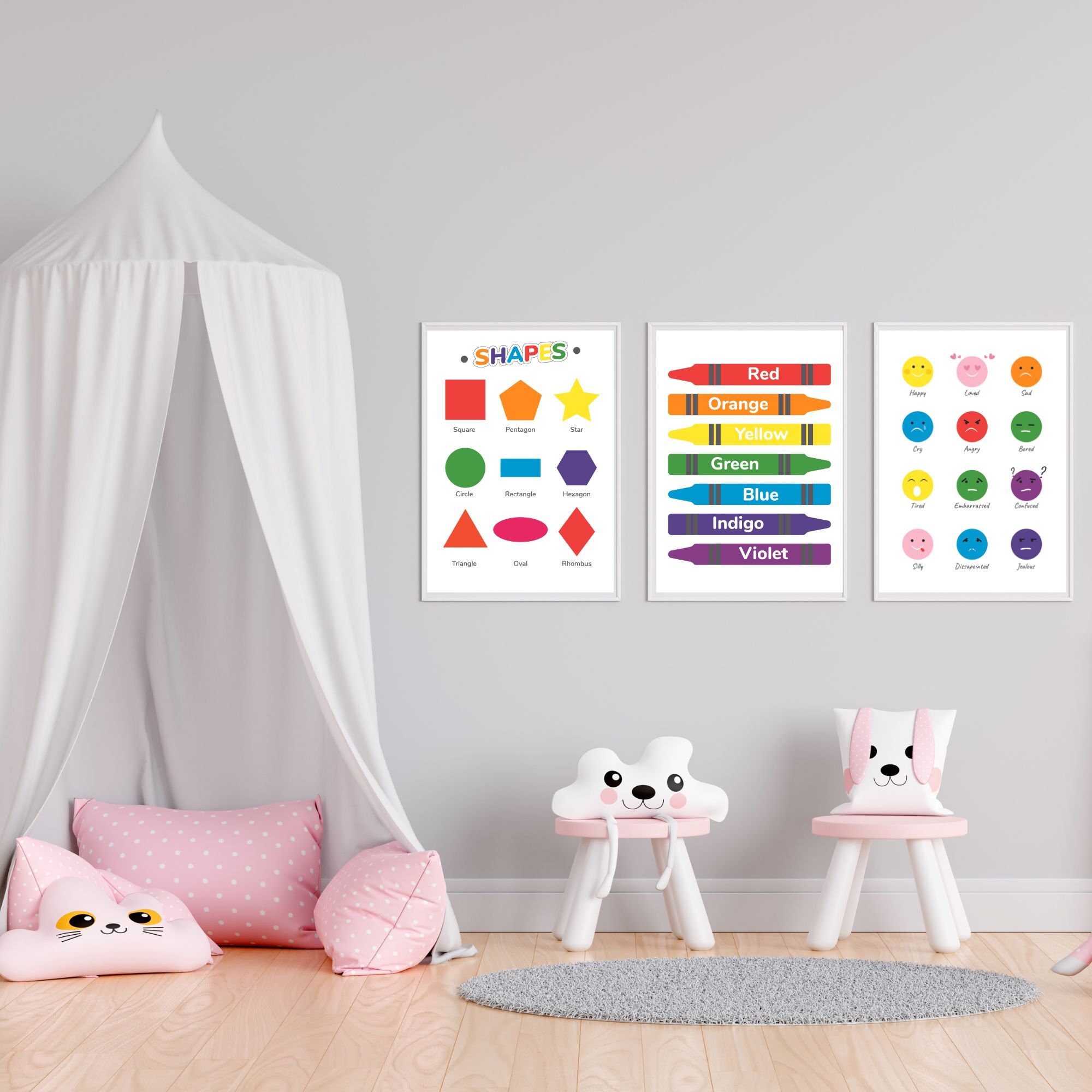 Classroom Wall Art Bundle, Teacher Class Posters, Montessori ...