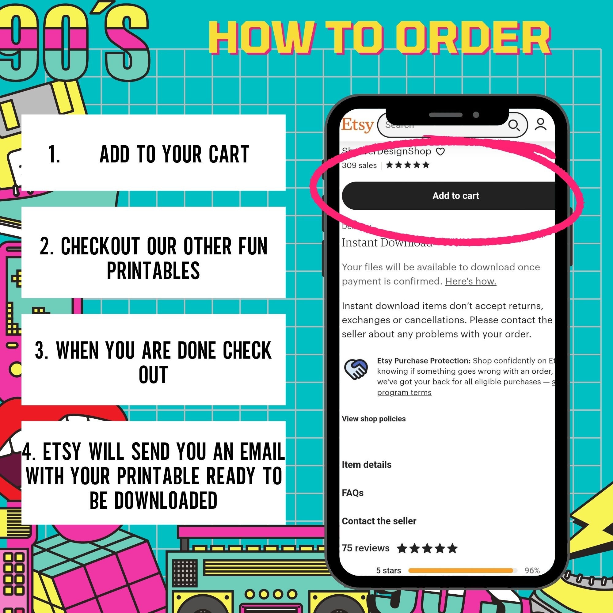 90s Nostalgia Trivia Game: Printable Party Questions (PDF Download) - Etsy