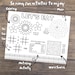 Placemat Activity Sheet,entertainment Sheets,placemat Printable ...