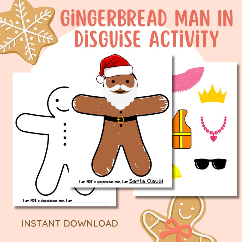 Disguise A Gingerbread Man,gingerbread Disguise,build A Gingerbread Man ...