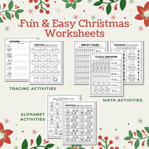 Number Maze, Spelling Practice, Christmas Preschool Printables, Tracing ...