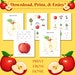 Apple Life Cycle & Anatomy Study: Preschool Fall Activities (digital ...
