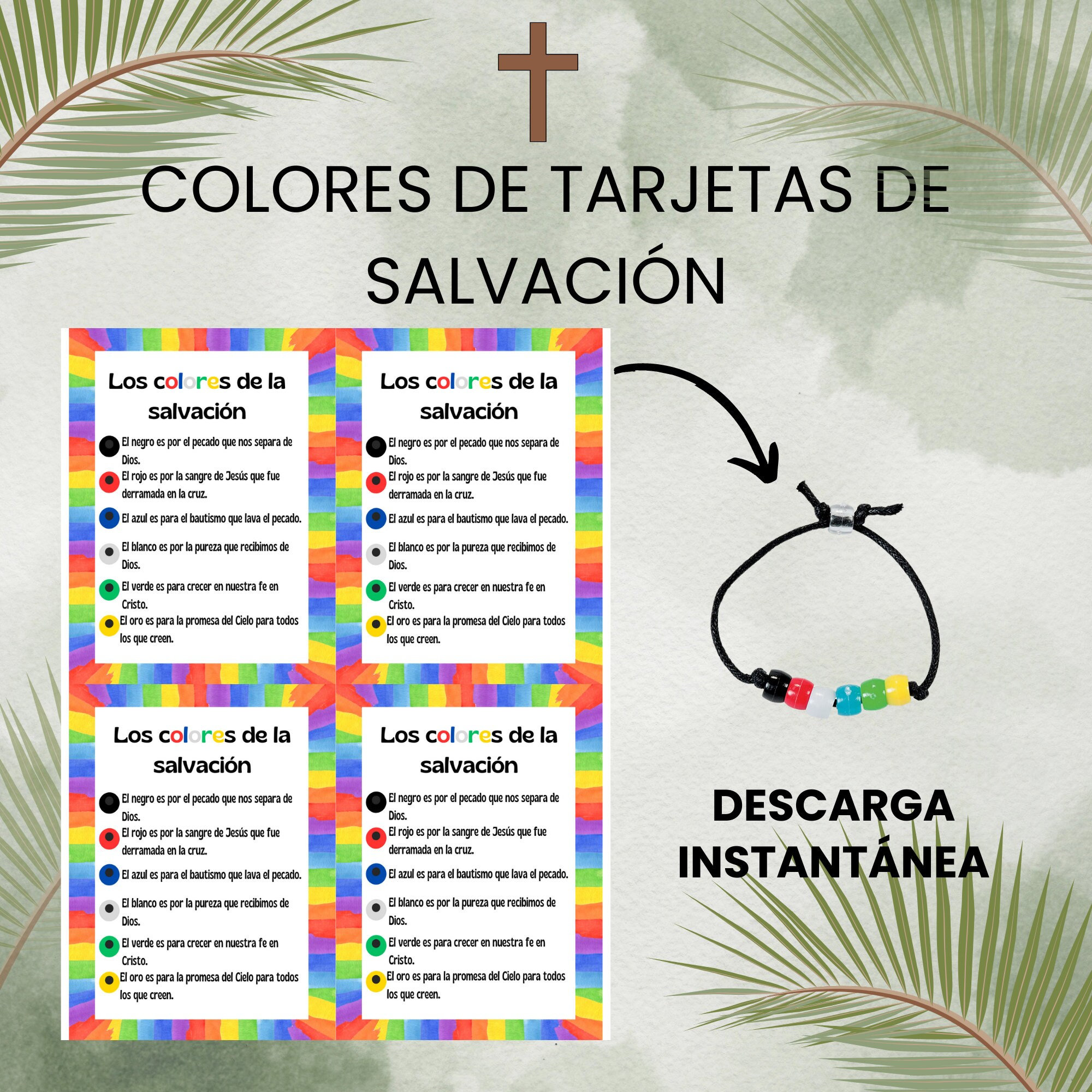 Calcomanías Imprimibles De Salvación Cristiana Para Manualidades 20