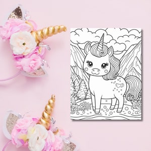 Unicorn Coloring Pages, Unicorn Activities, Magic Coloring, Unicorn ...