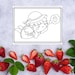 Strawberry Coloring Pages: Summer Fun, Kids Activity (PDF Download) - Etsy