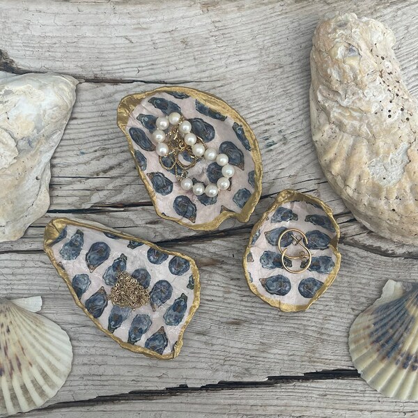 Oyster Shell Jewelry Dish - Etsy