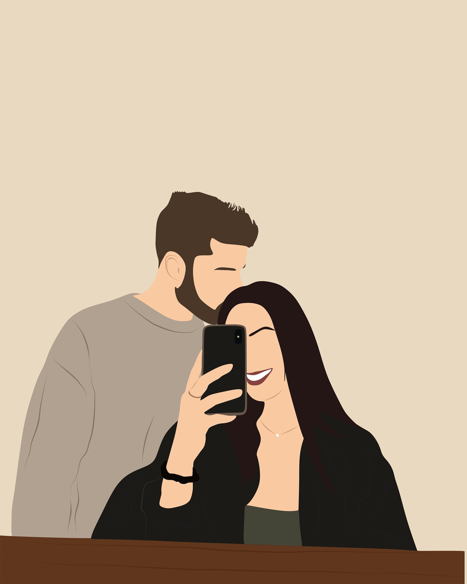 Faceless Digital Art Printable Art Profile Picture | Etsy