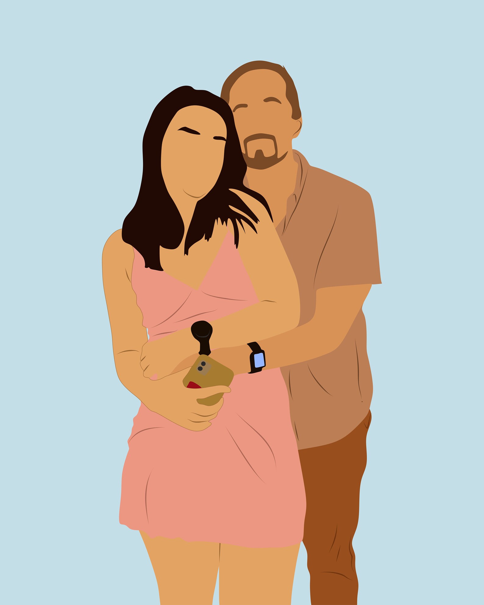 Faceless Digital Art Printable Art Profile Picture - Etsy