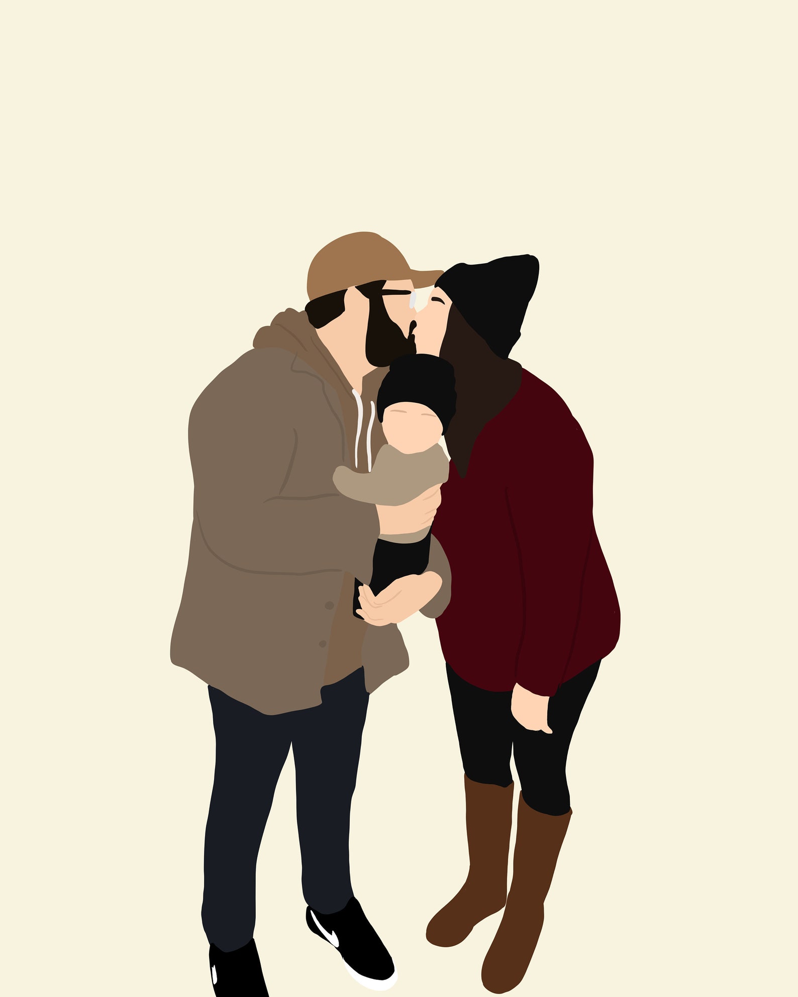 Faceless Digital Art Printable Art Profile Picture | Etsy