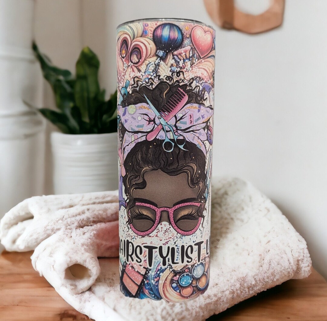 Hair Stylist Tumbler That Can Be Personalized, Salon Girl Tumbler, Hair ...