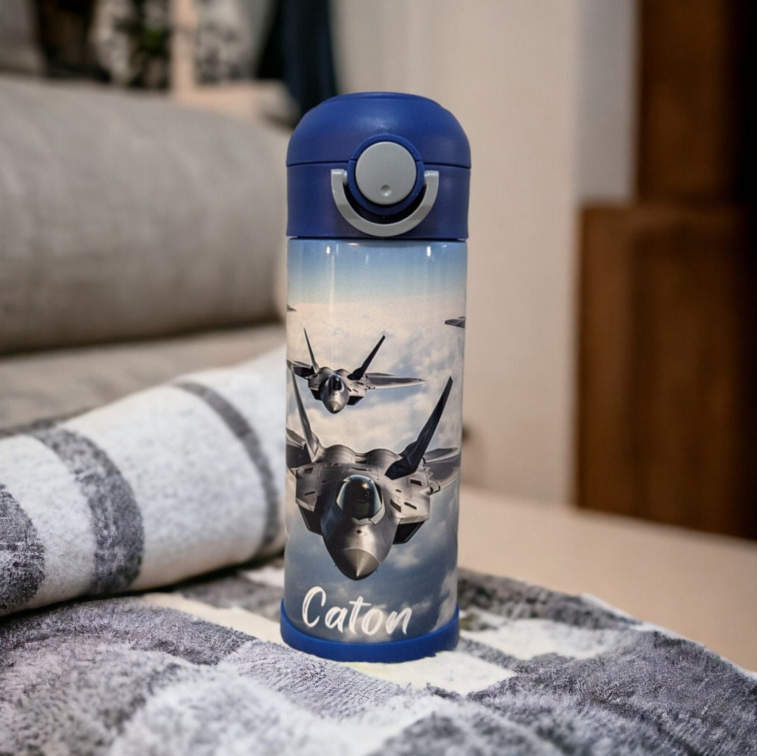 Kids Jet Water Bottle Perfect for School and Outdoor Adventures, Jet ...