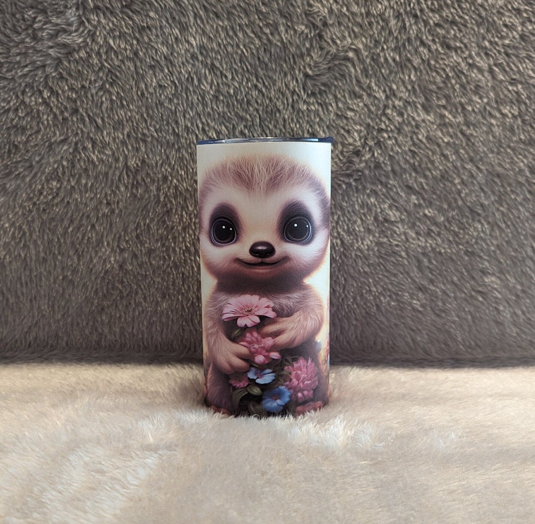Adorable Kids Lemur Tumbler Perfect for Sipping With a Reusable Straw ...