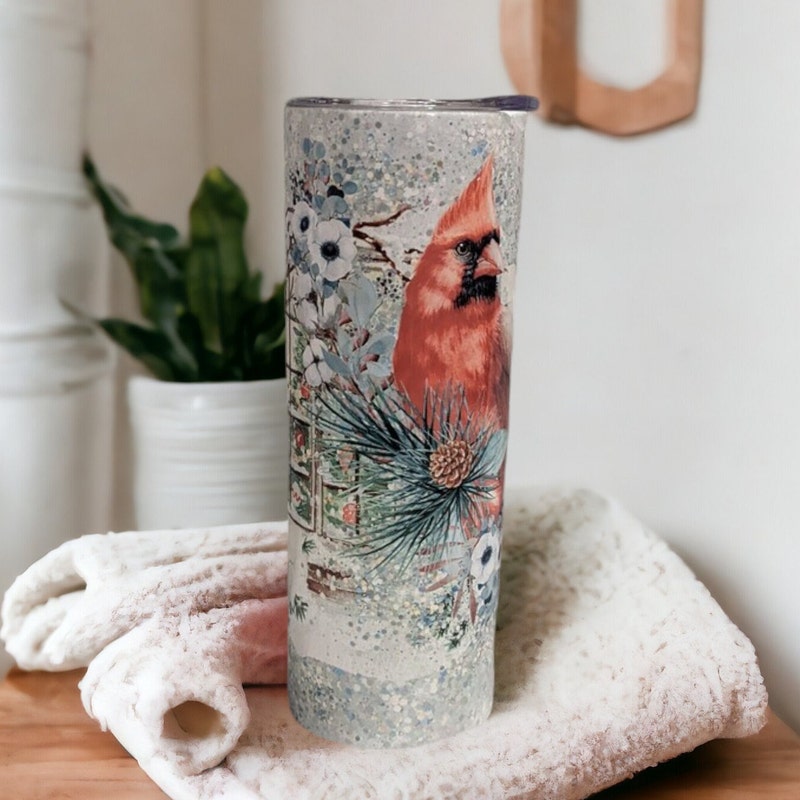 Cardinal and Straw - Etsy