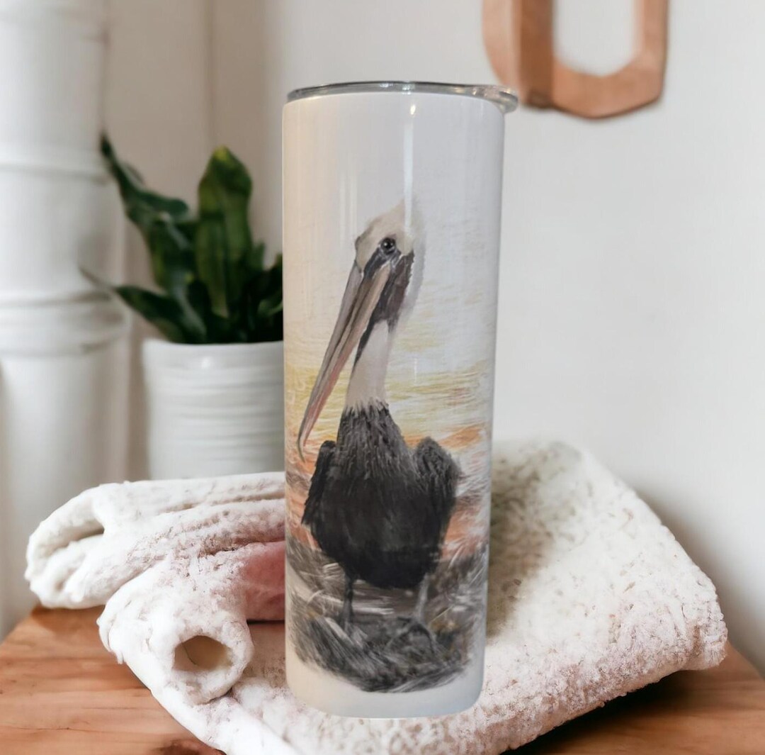 Pelican Tumbler Can Be Personalized, Pelican Gift, 20oz Tumbler With ...