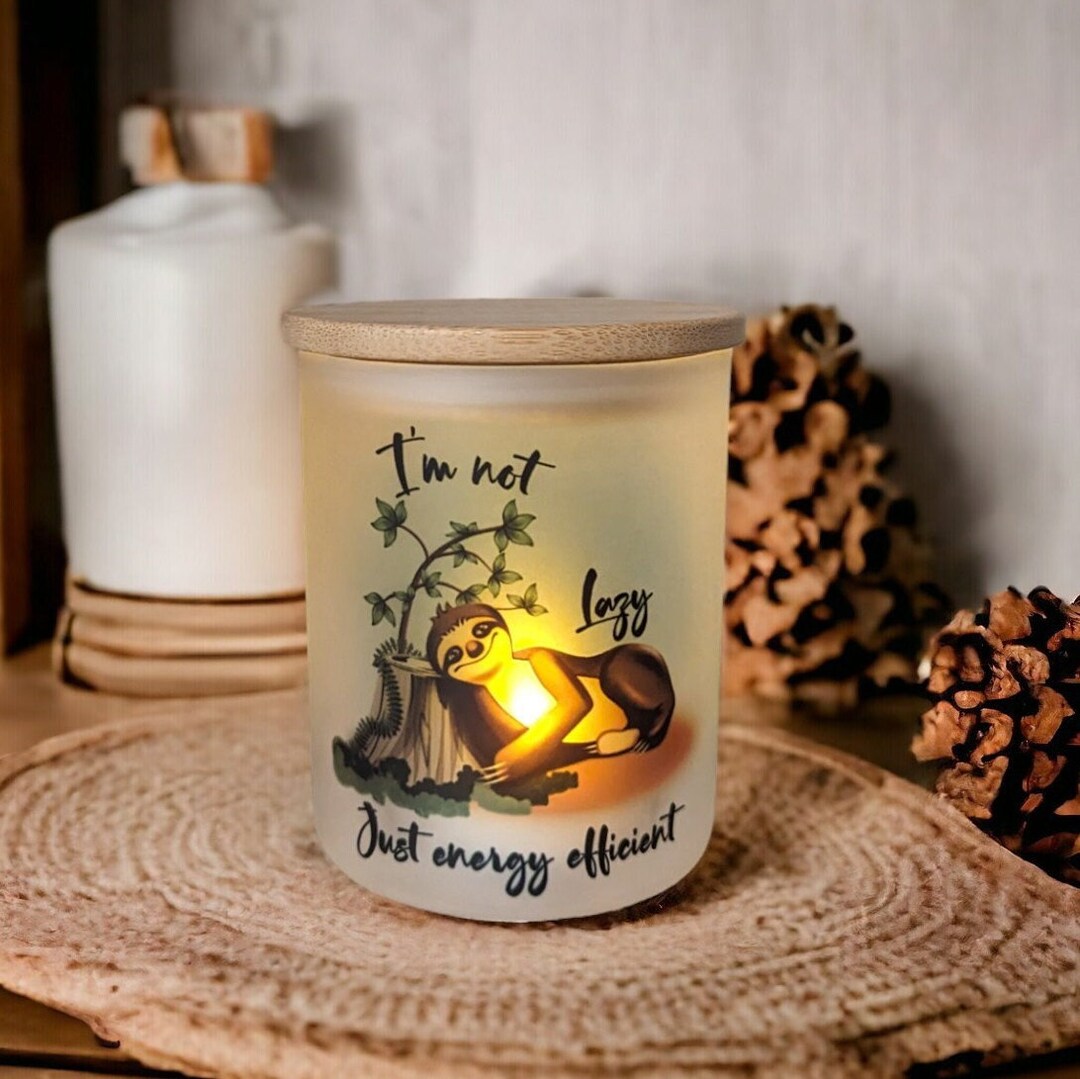 Sloth Candle Holder With A Battery Operated Flickering Tea Light ...