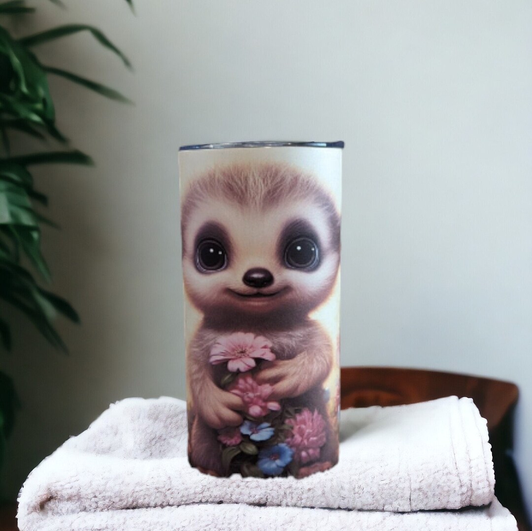 Adorable Kids Lemur Tumbler - Perfect for Sipping With a Reusable Straw ...