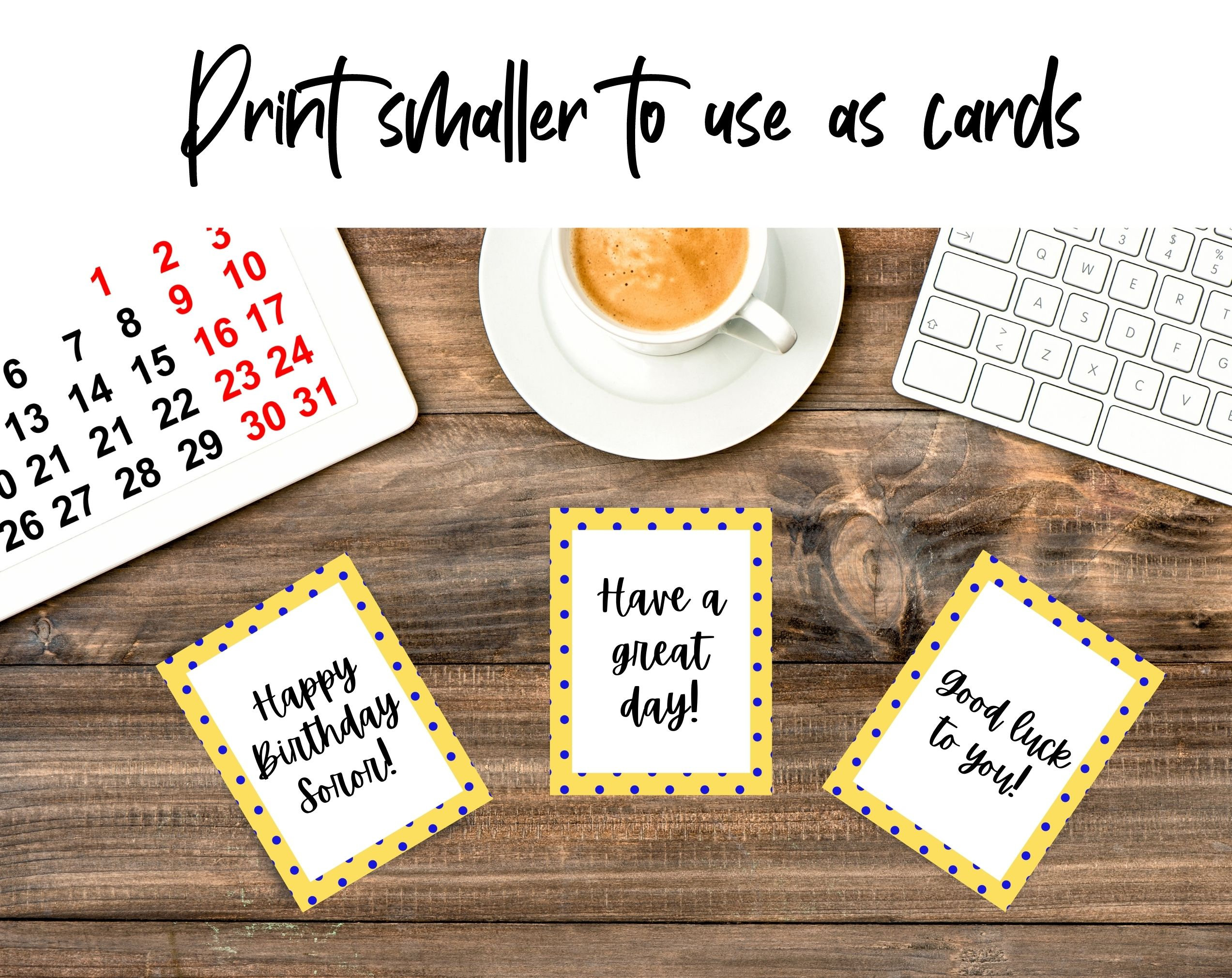 Printable Stationery Set, Instant Download Stationery, US Letter PDF ...