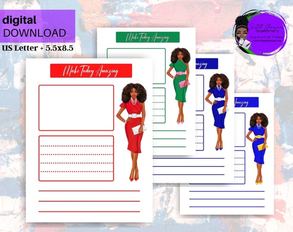 Printable Stationery Set Instant Download Stationery US - Etsy