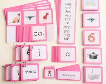 Montessori Pink Series - Etsy