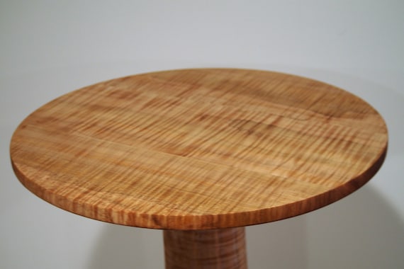 Custom Curly Maple Modern End Table for Living Room - Etsy