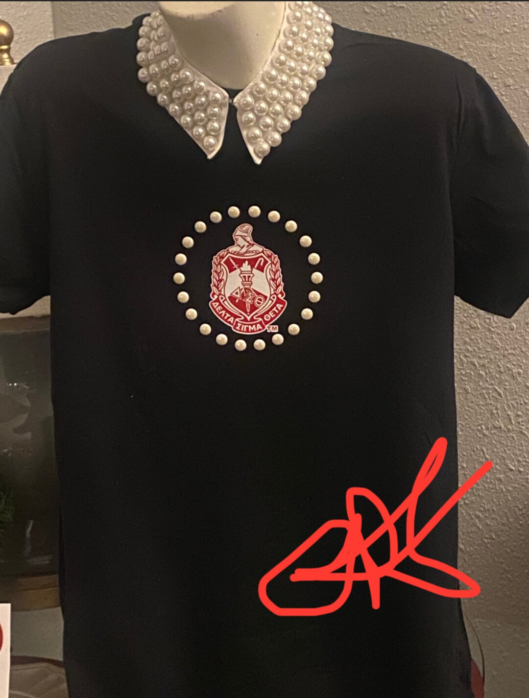 Delta Sigma Theta Sorority Pearl Crest T-shirt - Etsy