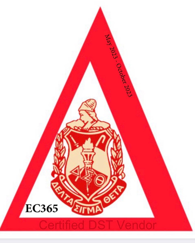 Delta Sigma Theta Sorority Shield Crest Three (3) - Etsy