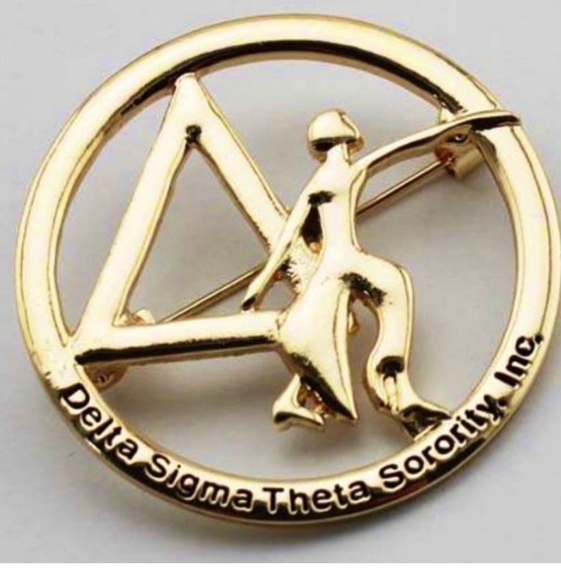 Delta Sigma Theta Sororityinc Fortitude Brooch Pin - Etsy