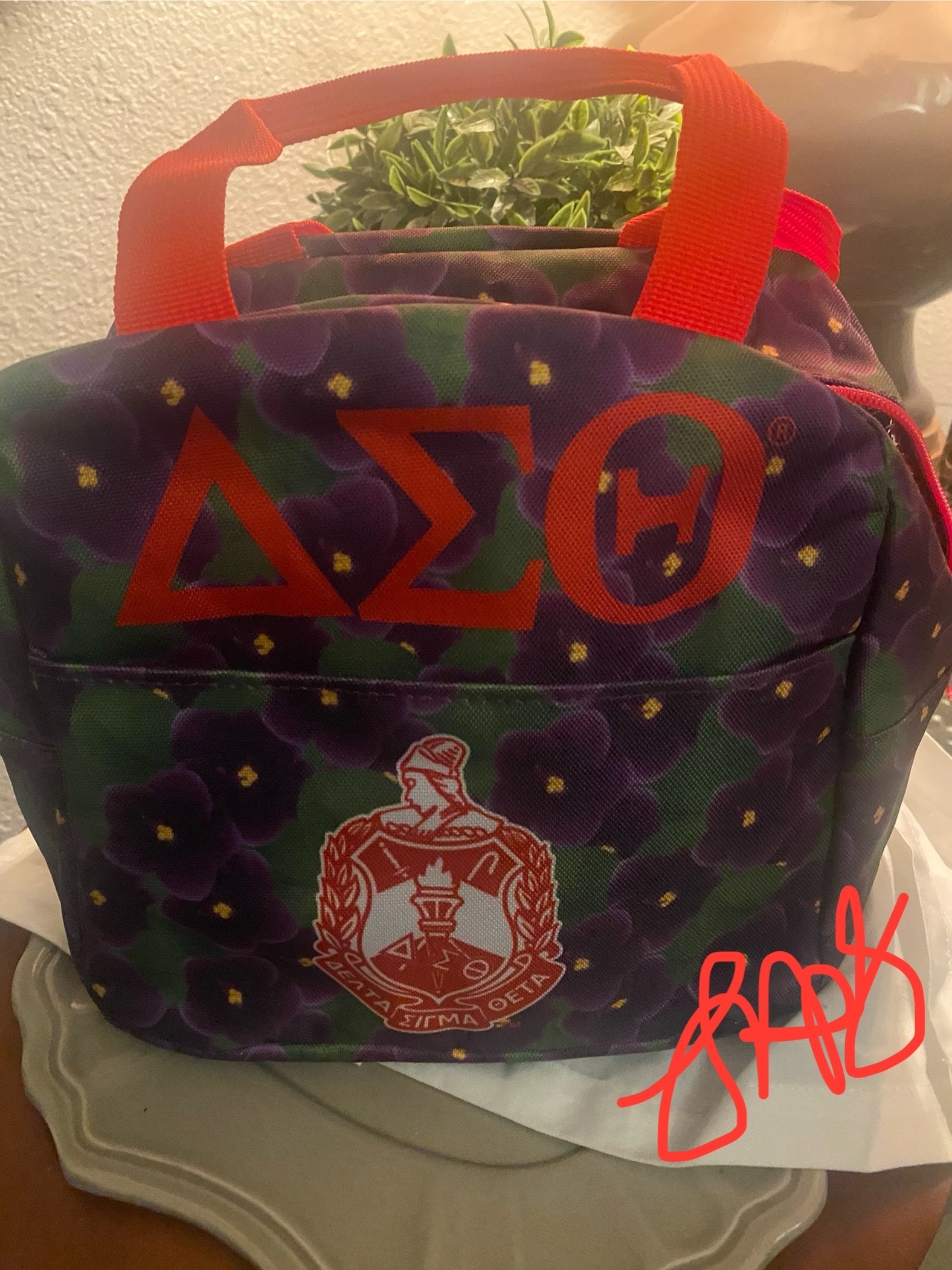 Delta Sigma Theta Violet Thermal Lunch Bag - Etsy