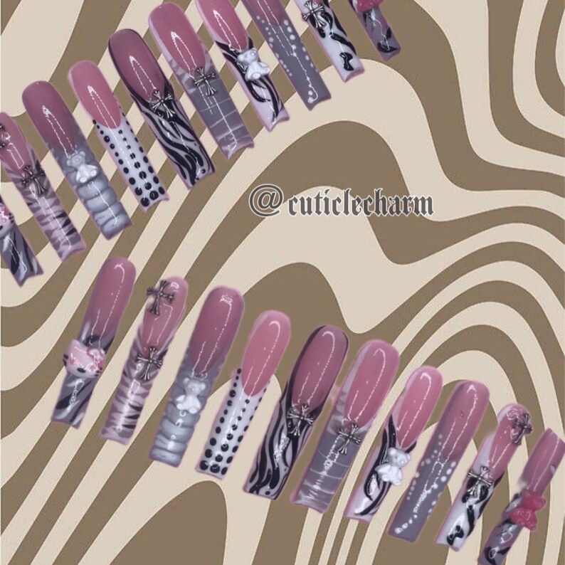 Hot Girl Freestyle Extendo Press Ons - Etsy