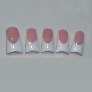 Simple Brat French Acrylic Duck Press Ons nails Only - Etsy