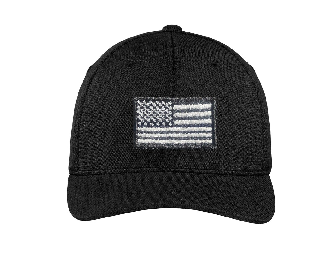 Tactical Subdued American Flag Flex Fit Baseball Cap Ponytail Hat ...