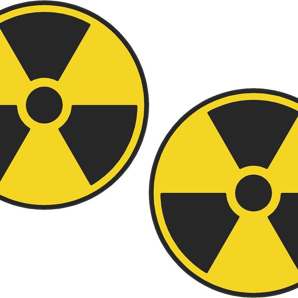 Radioactive Decal - Etsy