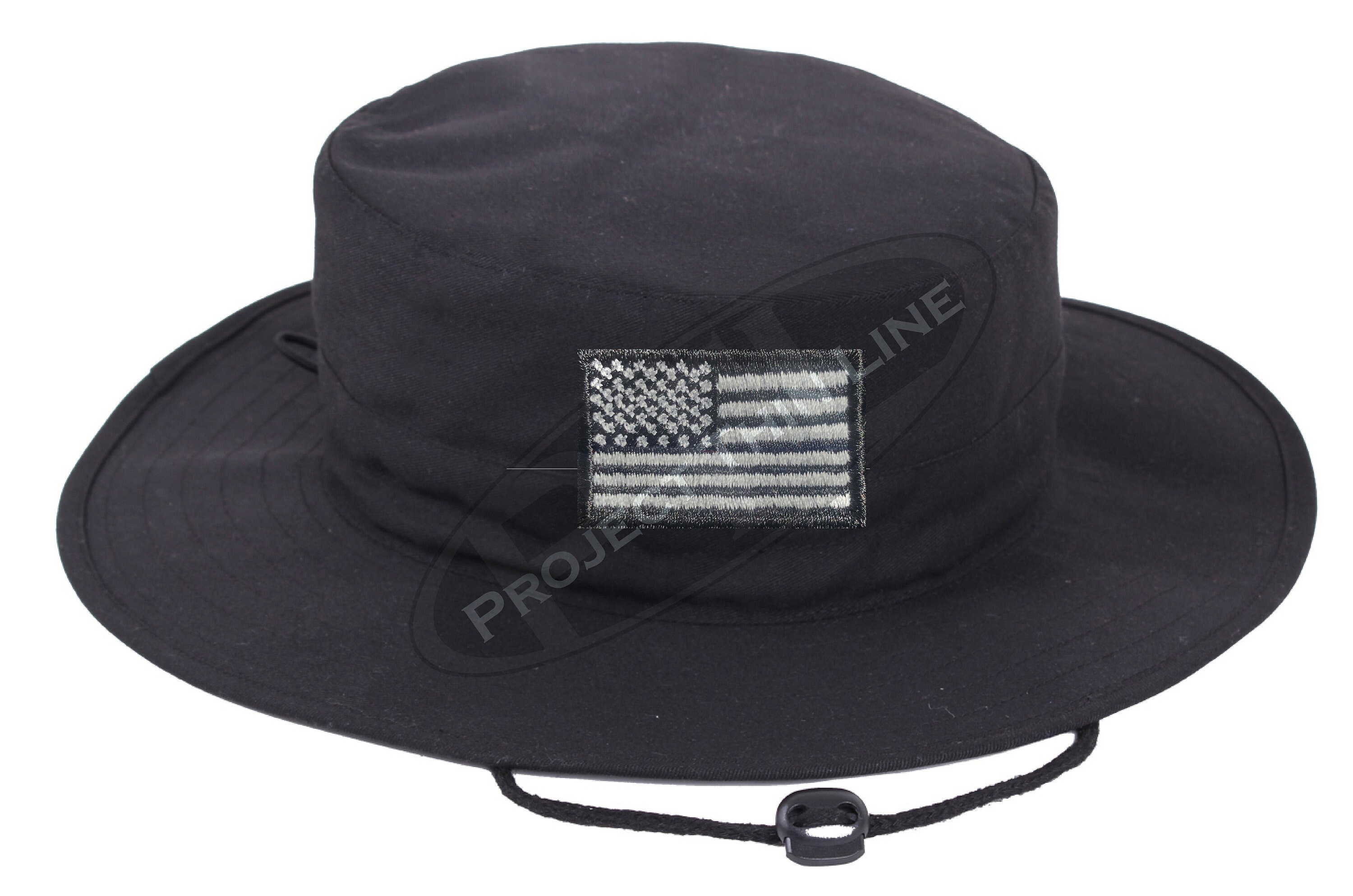 Thin TACTICAL Line Tattered American Flag Subdued Military Adjustable ...