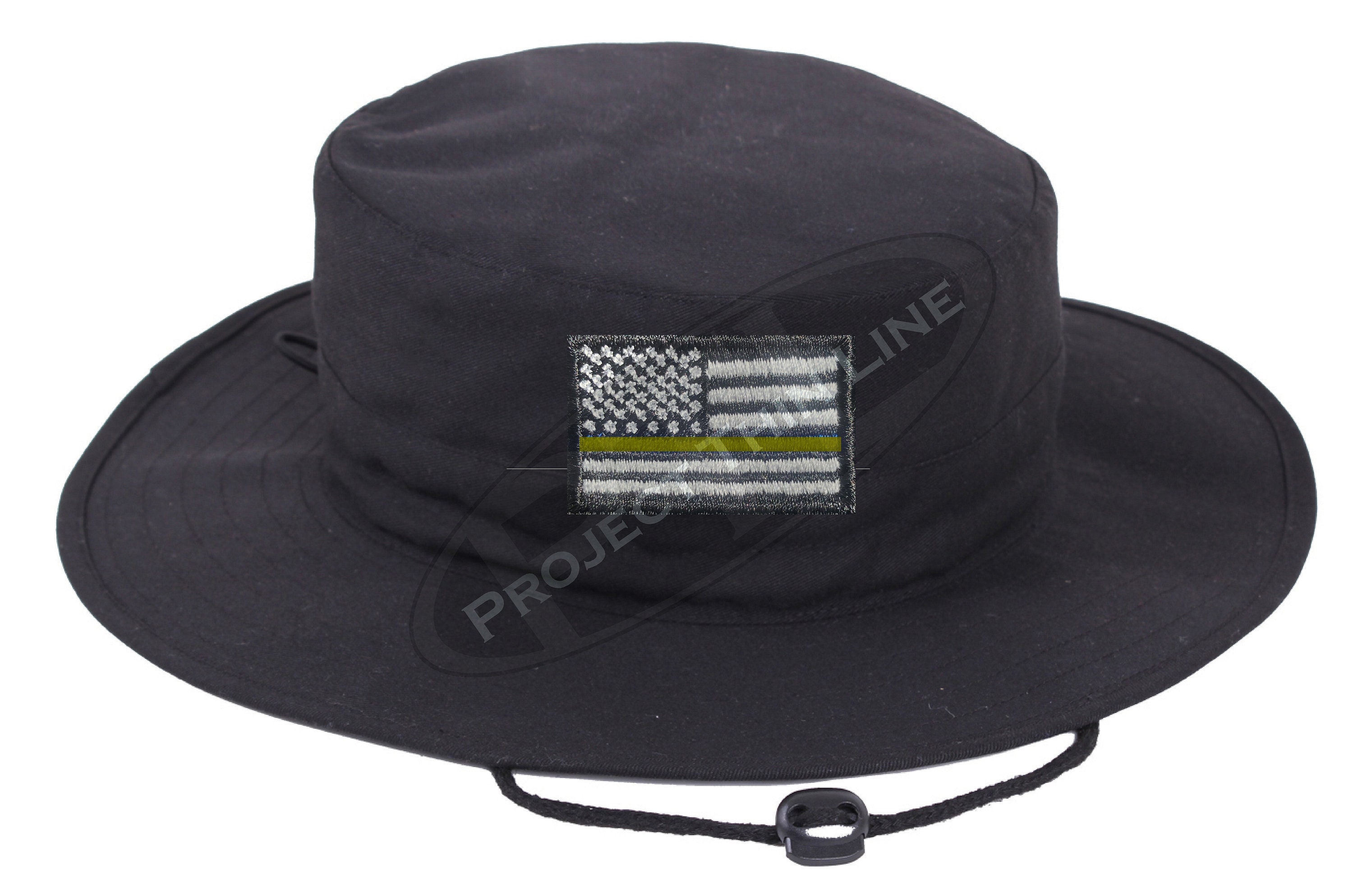 Thin GOLD Line Tattered American Flag Dispatcher Dispatch Military ...