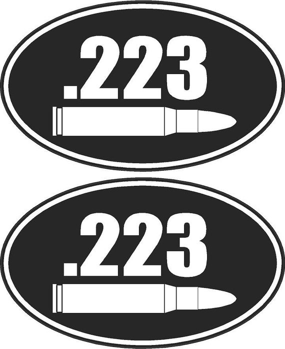 2 .223 5.56 Caliber Euro Sticker Ammo Can Ammunition Bullet - Etsy