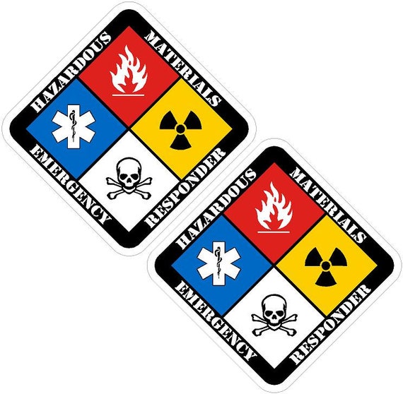 2 4 Hazmat Hazardous Materials Radioactive Radiation - Etsy