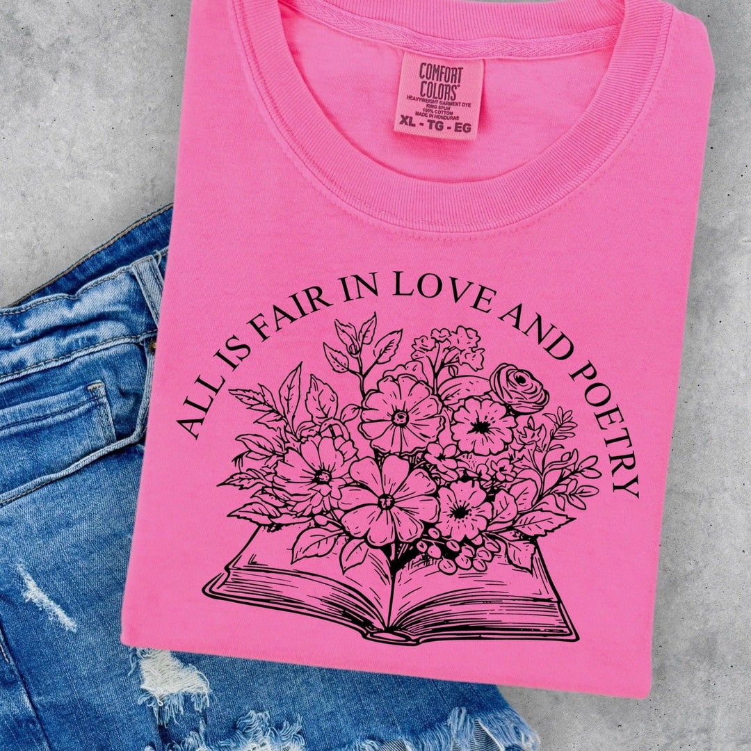 All is Fair in Love and Poetry TTPD Screen Print Transfer - Etsy