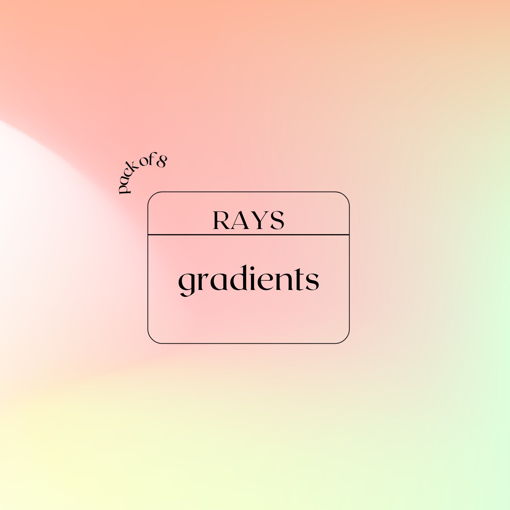 RAYS gradients and backgrounds, sunny holographic gradients, digital ...