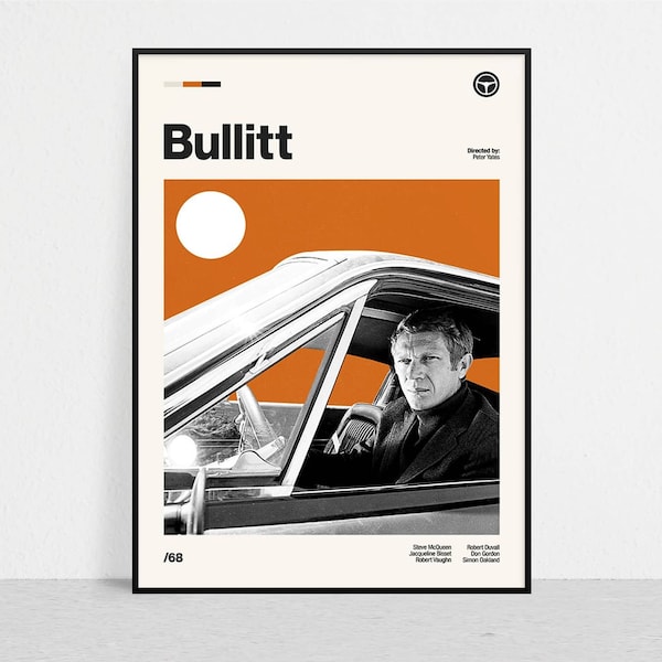Bullitt Movie Poster - Etsy
