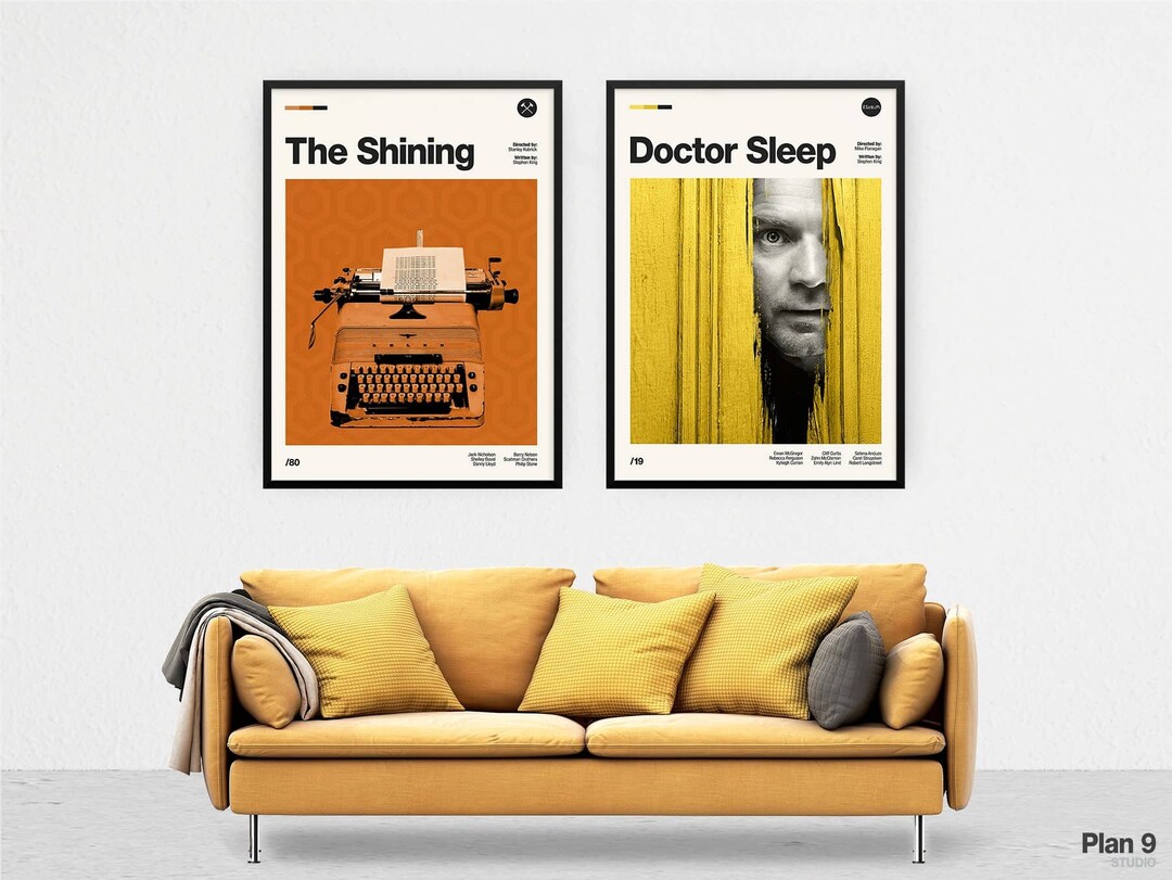 THE SHINING SET Shining-doctor Sleep Retro Movie Print Modern Vintage ...