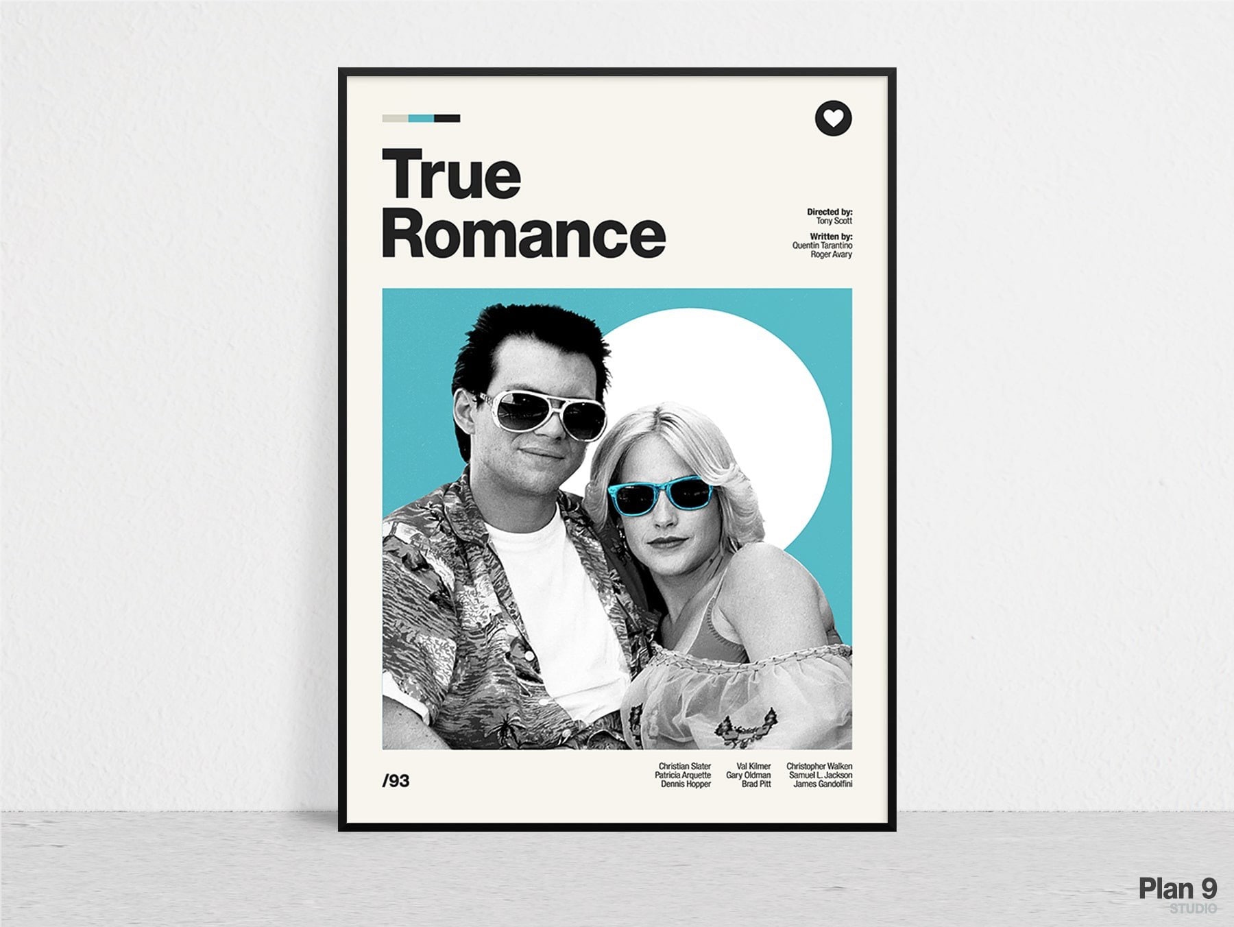 True Romance Minimalist Poster