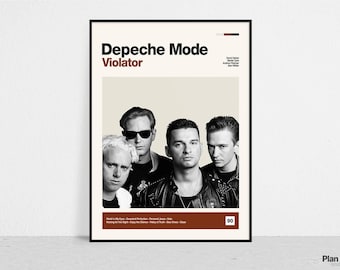 Depeche Mode Violator Poster - Etsy