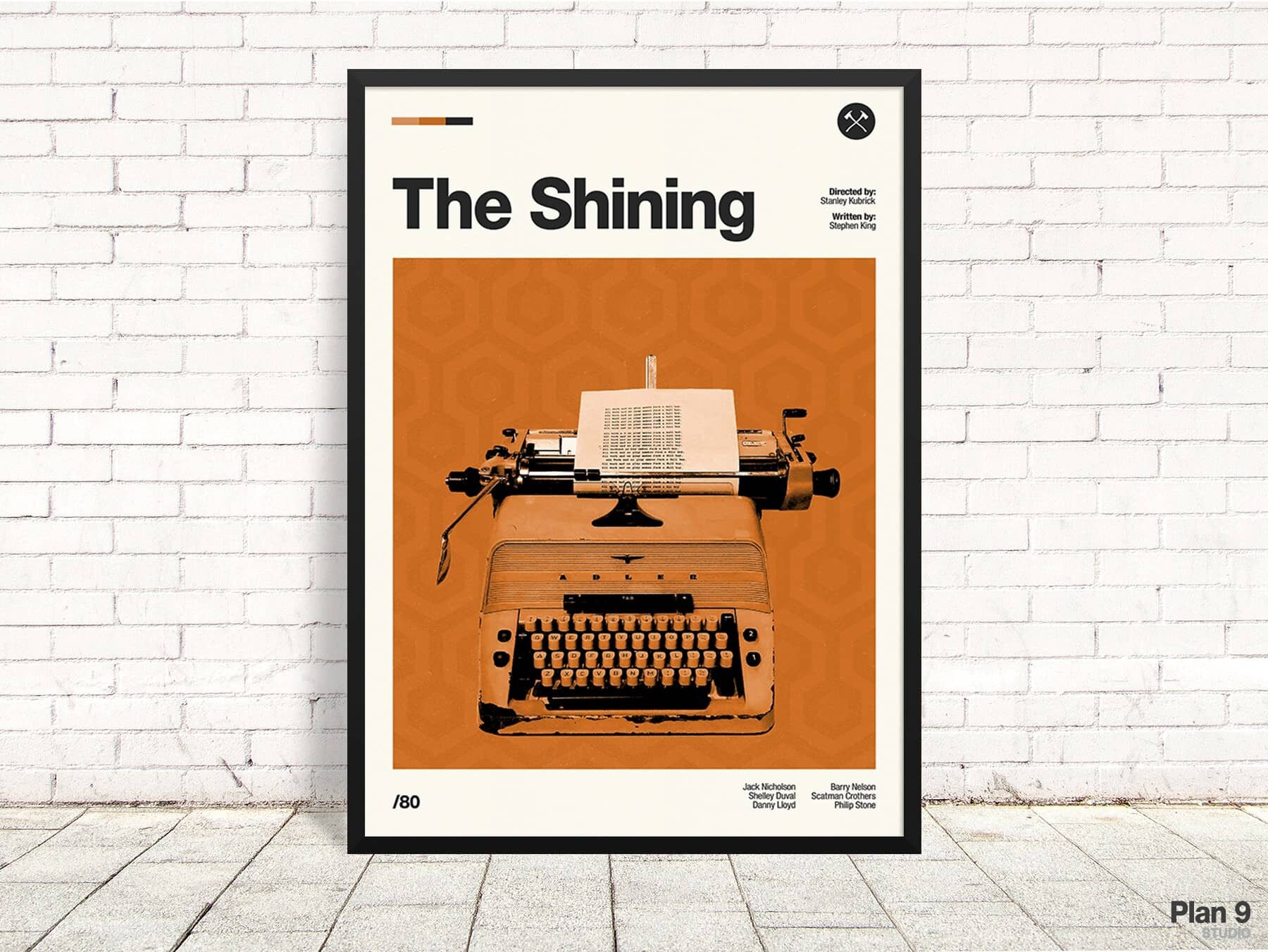 THE SHINING - Retro Movie Print | Modern Vintage | Mid Century Modern ...