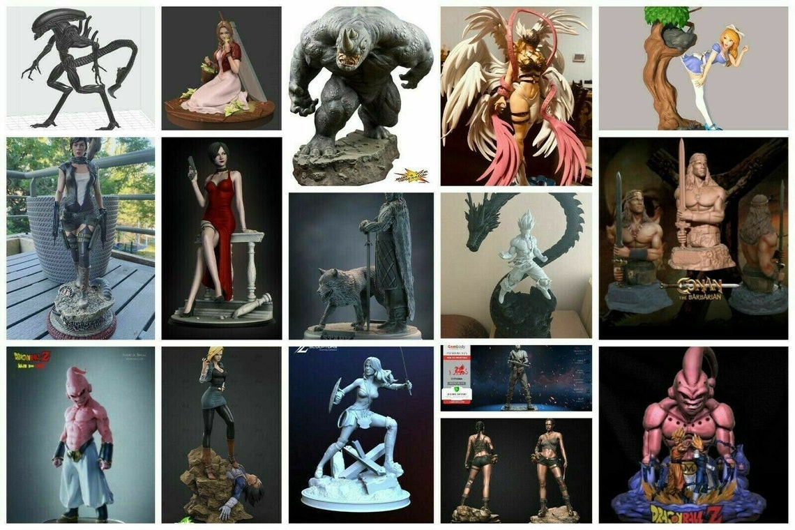 Mega Pack Stl 3d Print Models Files Free Updates Etsy