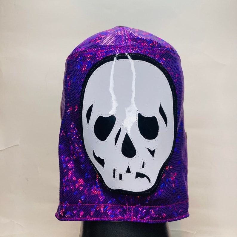 Rey Mysterio Phantom Semi-professional Grade Lucha Mask Purple - Etsy