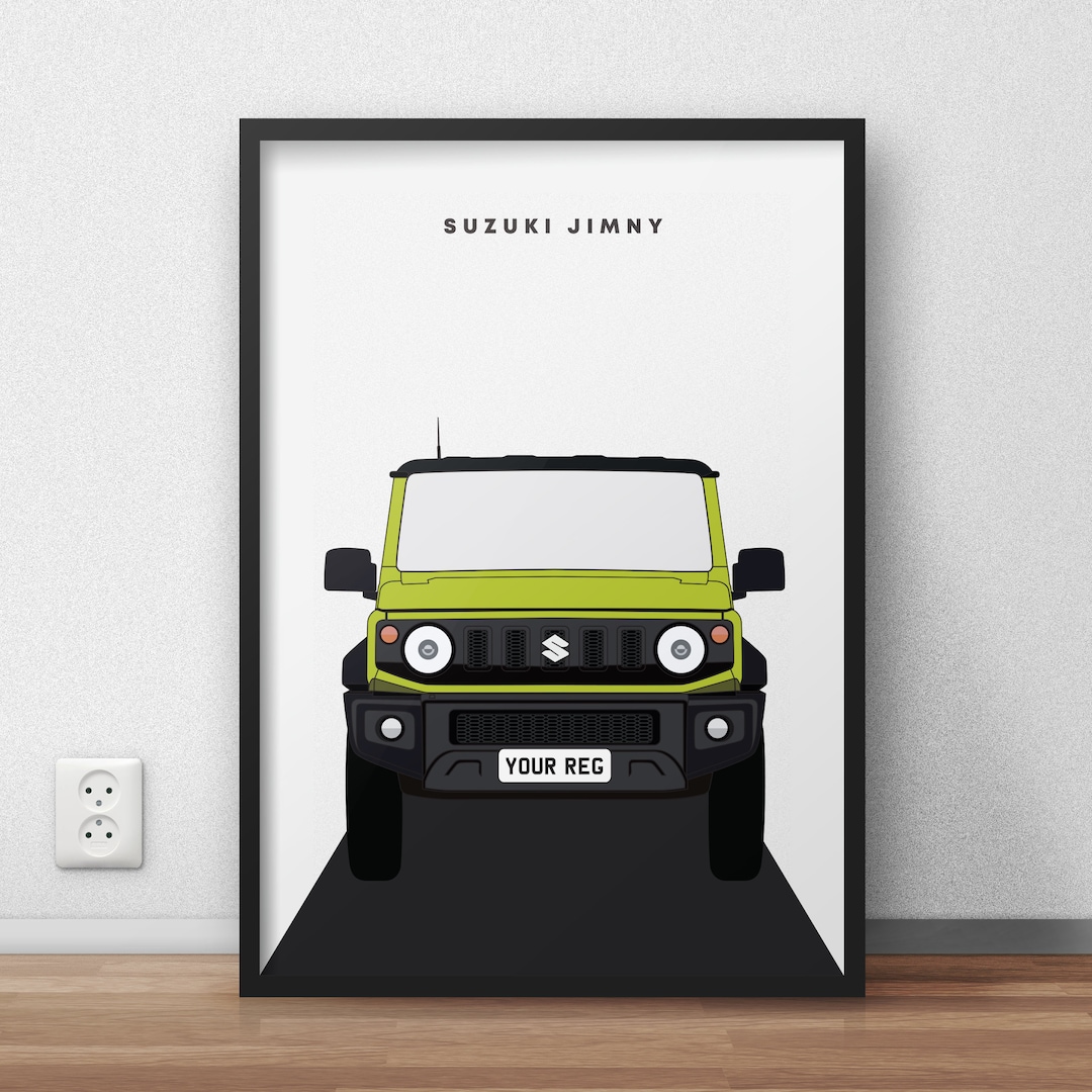 Suzuki Jimny Print - SUV Car Print - Car Poster - Digital Art - Car ...